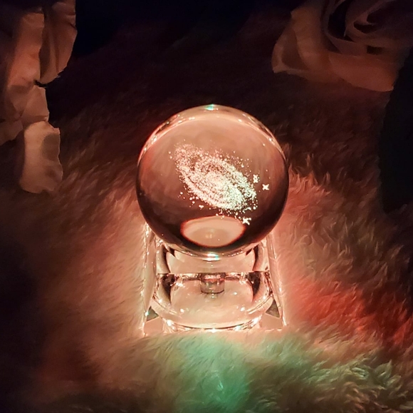 Office | Led Crystal Ball Night Light Luminous Innovative | Poshmark